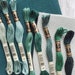 8x Green DMC Flosses, Dmc Threads, DMC Kit, Dmc Set of Colors, Dmc ...
