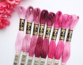 8x Pink DMC Flosses Dmc Threads DMC Kit Dmc Set of Colors - Etsy