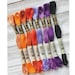 8x Halloween Theme DMC Flosses, Dmc Threads, DMC Kit, Dmc Set of Colors ...