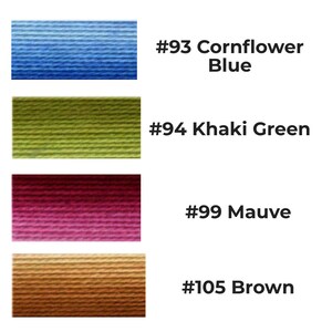 Size 8 Variegated DMC Perle Cotton Ball- 1 (one) Unit Ball, SHIPPING ...