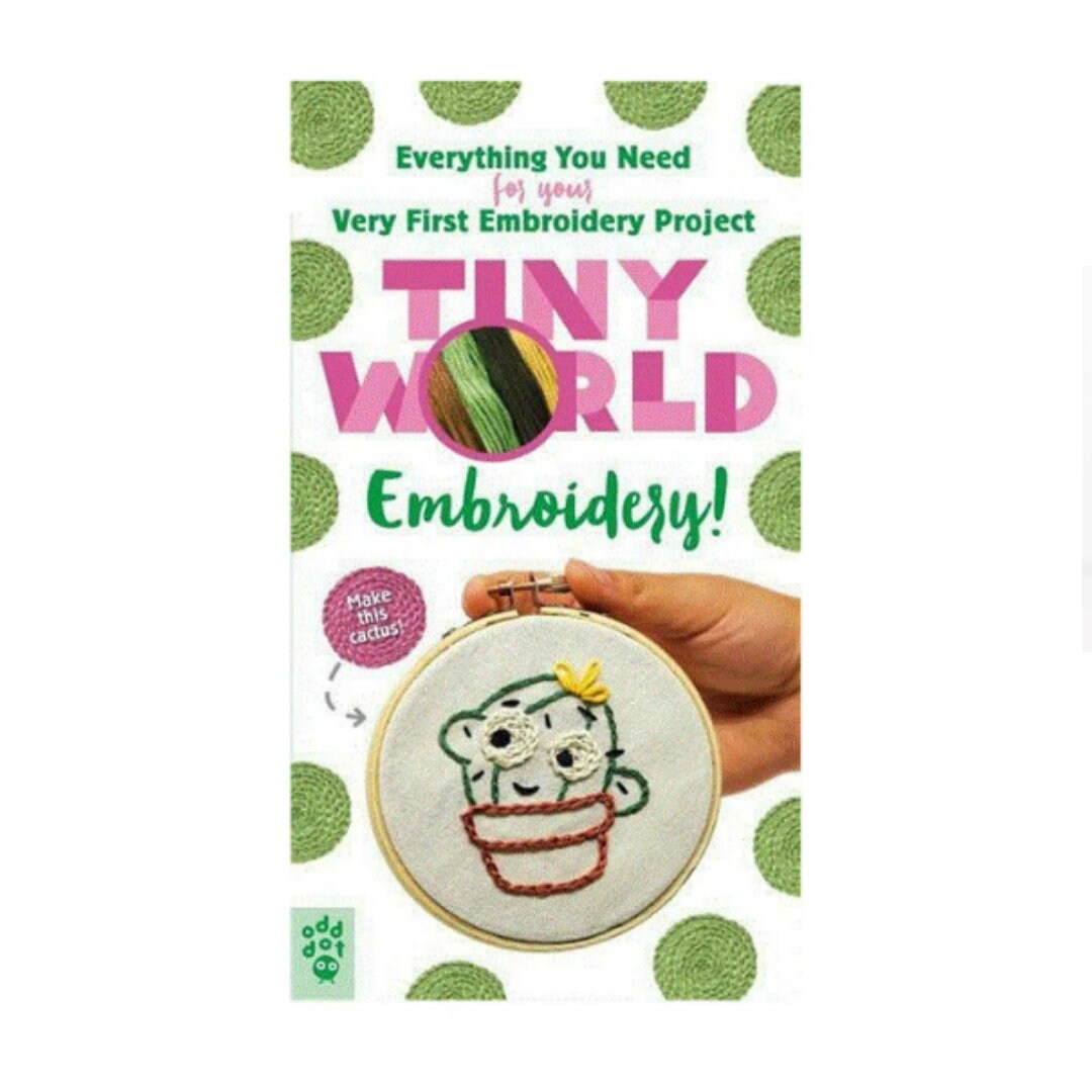 DIY Tiny World: Embroidery! Embroidery Kit, Mini Embroidery Hoop ...