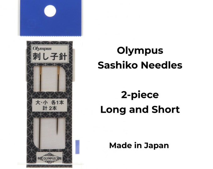 Olympus Sashiko Needles - 2 Pack 1 3/4" and 2 1/2", Olympus Needles ...
