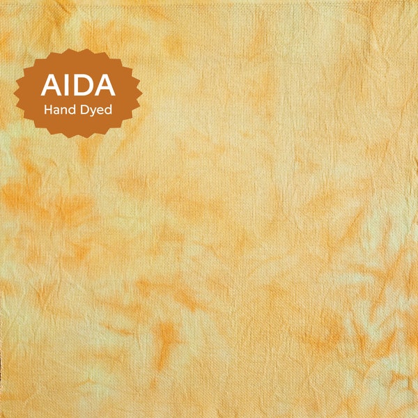 Hand Dyed Aida - Etsy