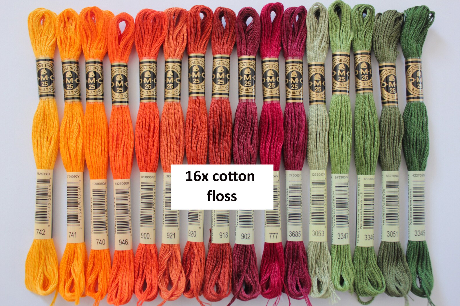 20x DMC FALL Colors Dmc Floss DMC Kit Dmc Threads Dmc | Etsy
