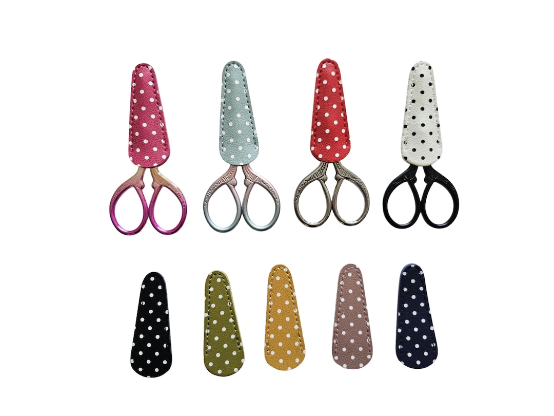 Polka Dots Embroidery Scissors Sheath - Sold With a Scissor or Only the ...