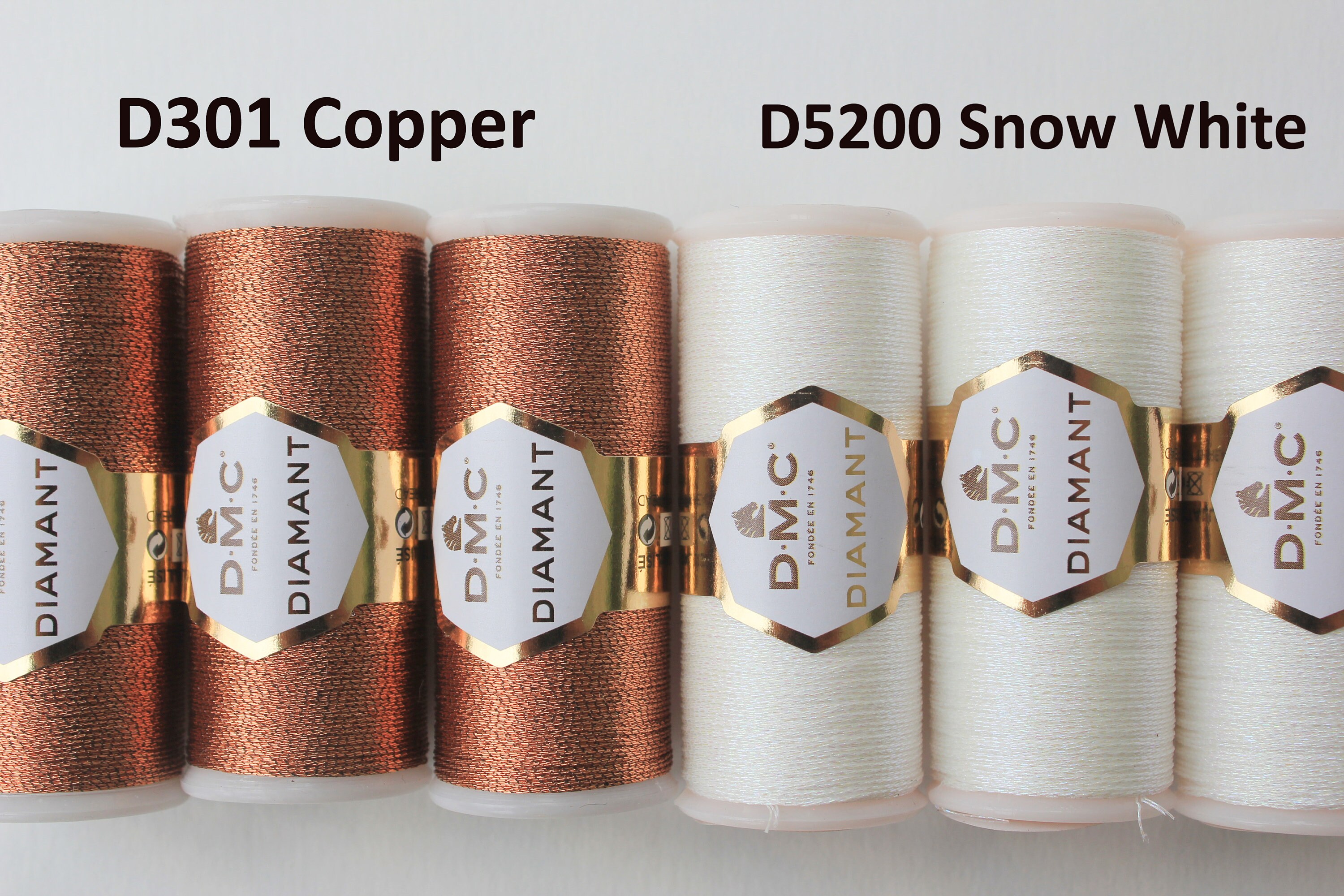 DMC Diamant Metallic Thread art. 380 Hand Embroidery - Etsy Canada