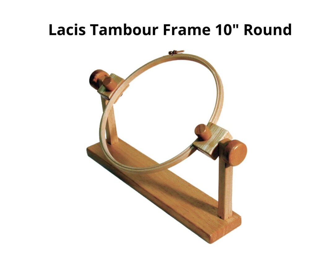 Lacis Tambour Frame 10"- Frame and Stand Allowing 360 Degree Rotation ...