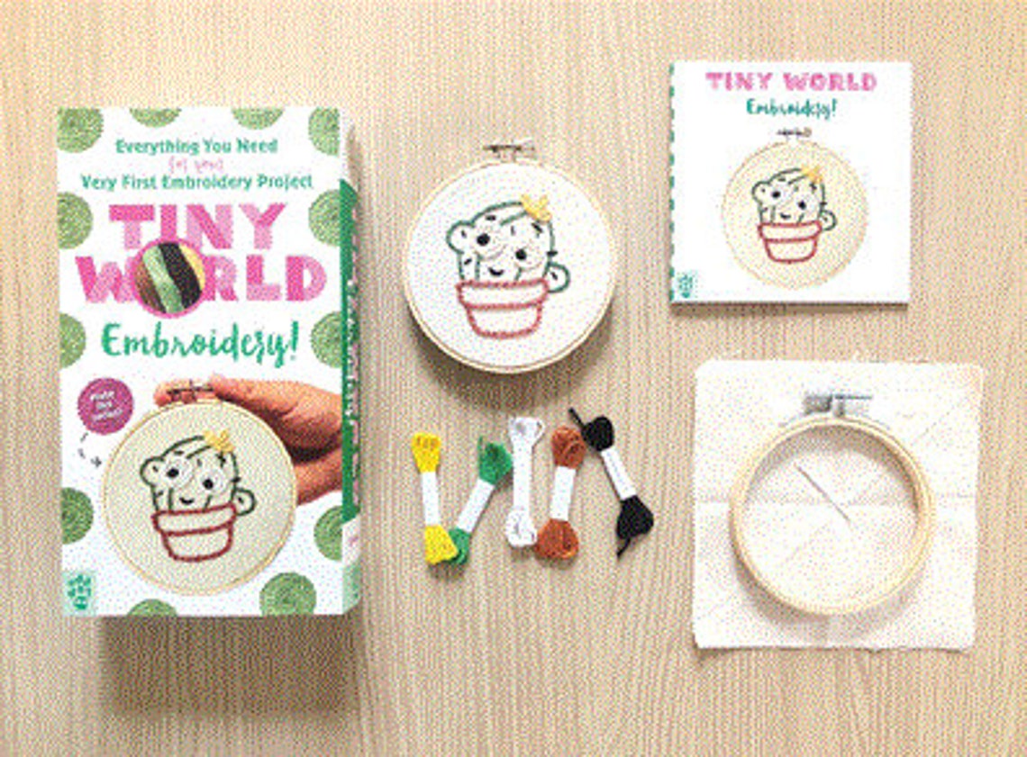 DIY Tiny World: Embroidery Embroidery Kit Mini Embroidery | Etsy