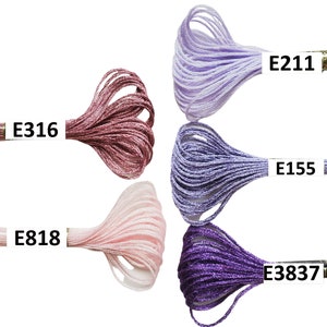 DMC Metallic Embroidery Floss Light Effects - 8.7 Yard Skein - Etsy