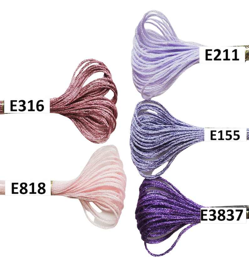 DMC Light Effects Metallic Floss Dmc Embroidery Threads Dmc - Etsy