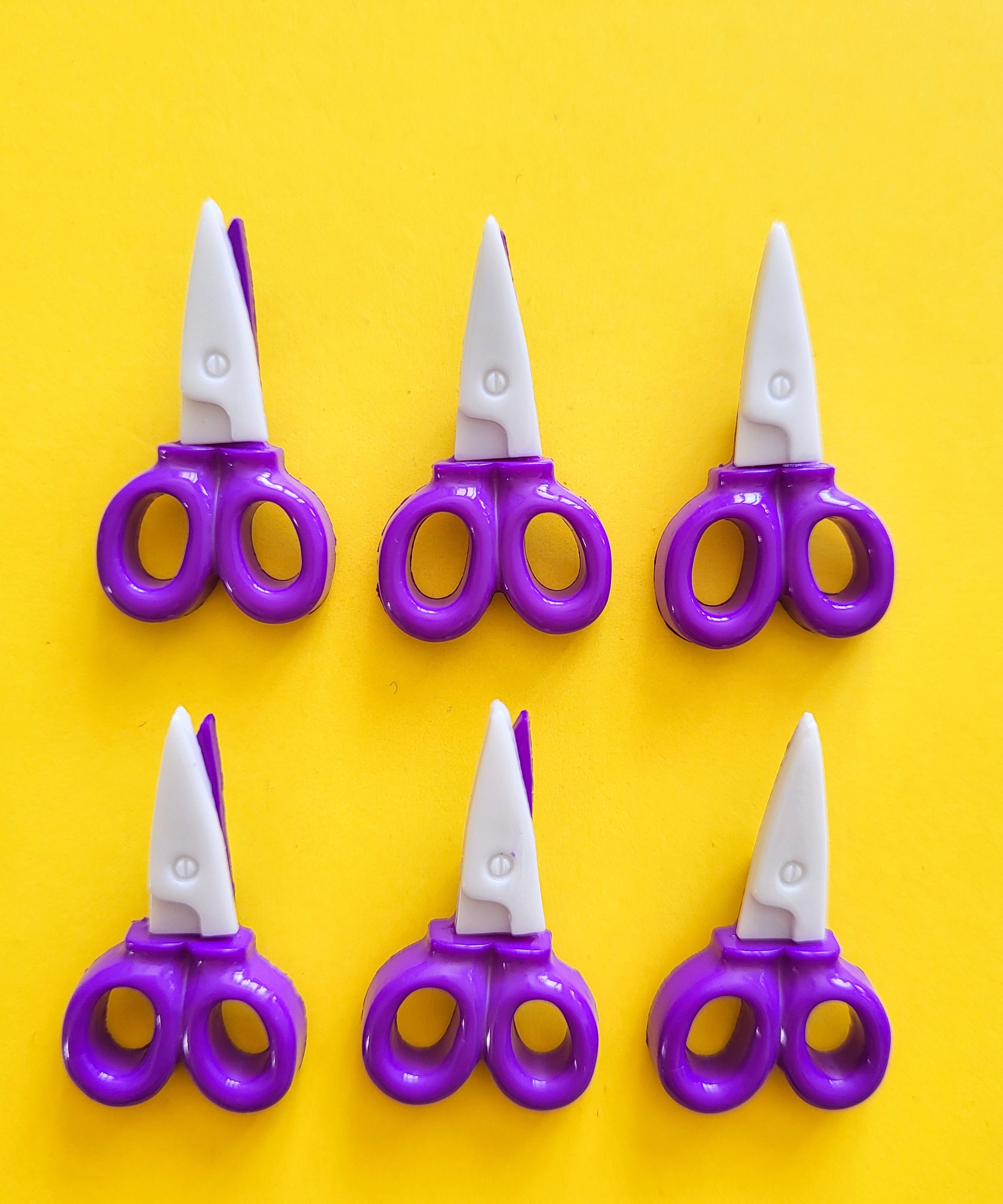 6 Pcs Scissors Themed Buttons, Scissors Embellishments, Sewing for ...