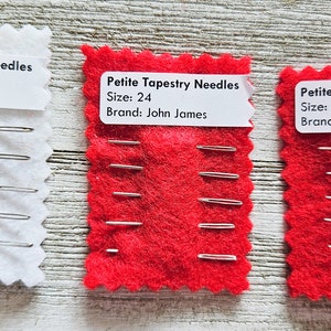 Pack 5 Petites Tapestry Needles - Available in Sizes 22, 24 or 28 by ...