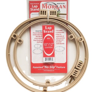 Morgan Lap Stand Combo Hoops, No Slip Embroidery Hoop, Morgan Hoop ...
