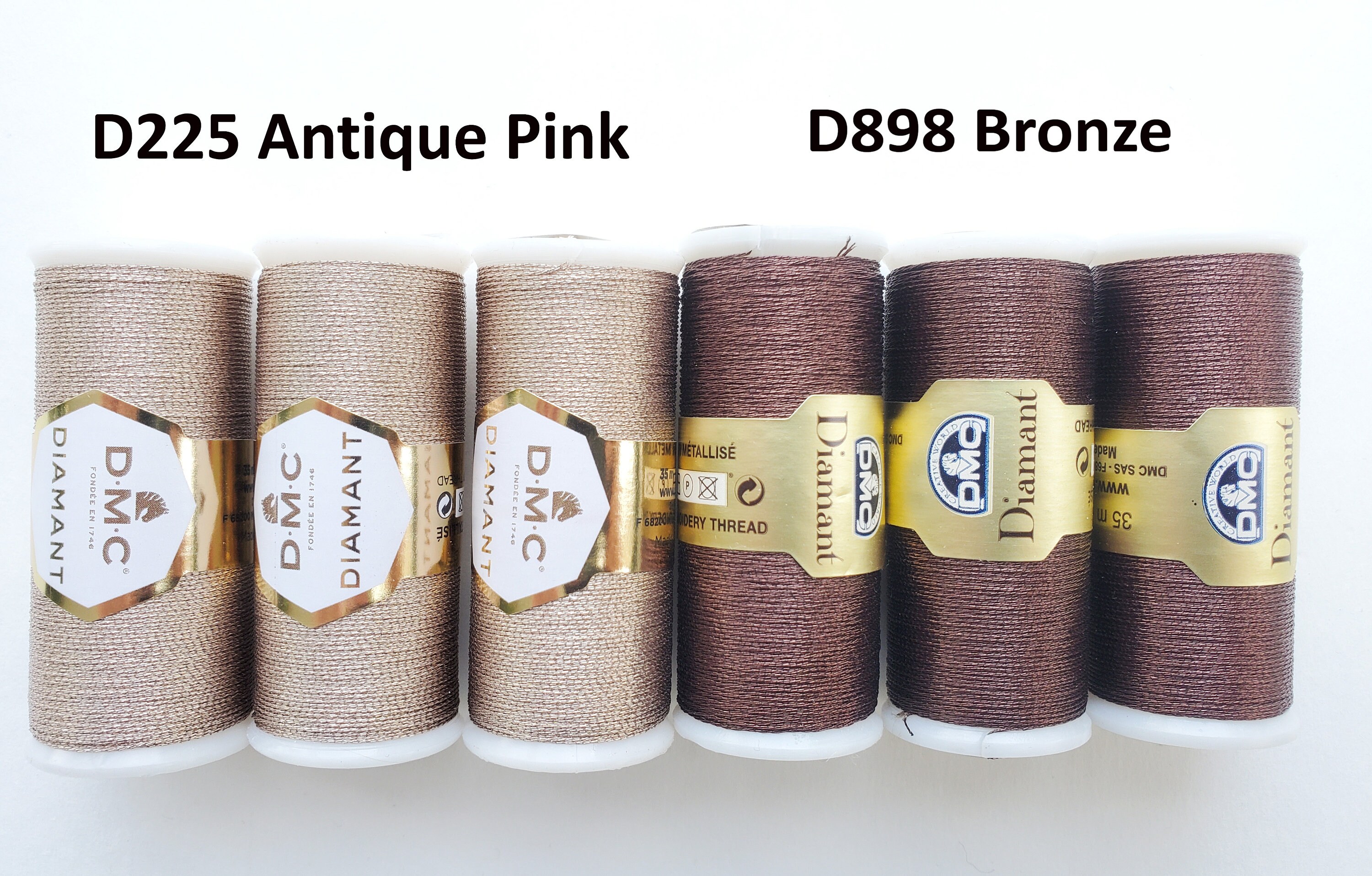 DMC Diamant Metallic Thread art. 380 Hand Embroidery - Etsy Canada