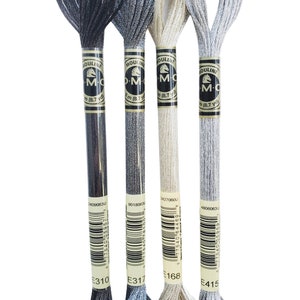 4x DMC Light Effects, Metallic Floss, Dmc Embroidery Threads, Dmc ...