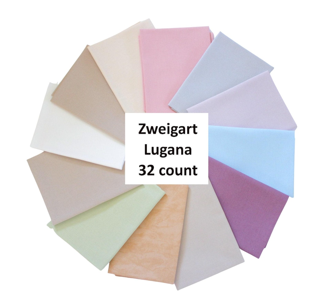 32ct ZWEIGART Lugana (murano), Evenweave Embroidery Cloth, Embroidery ...