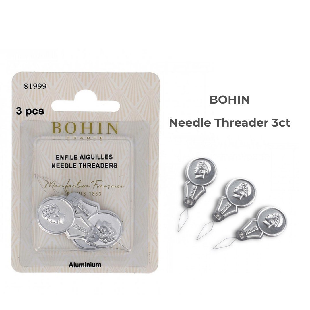 3ct Bohin Needle Threader, Floss Threader, Yarn Threader, Notions ...