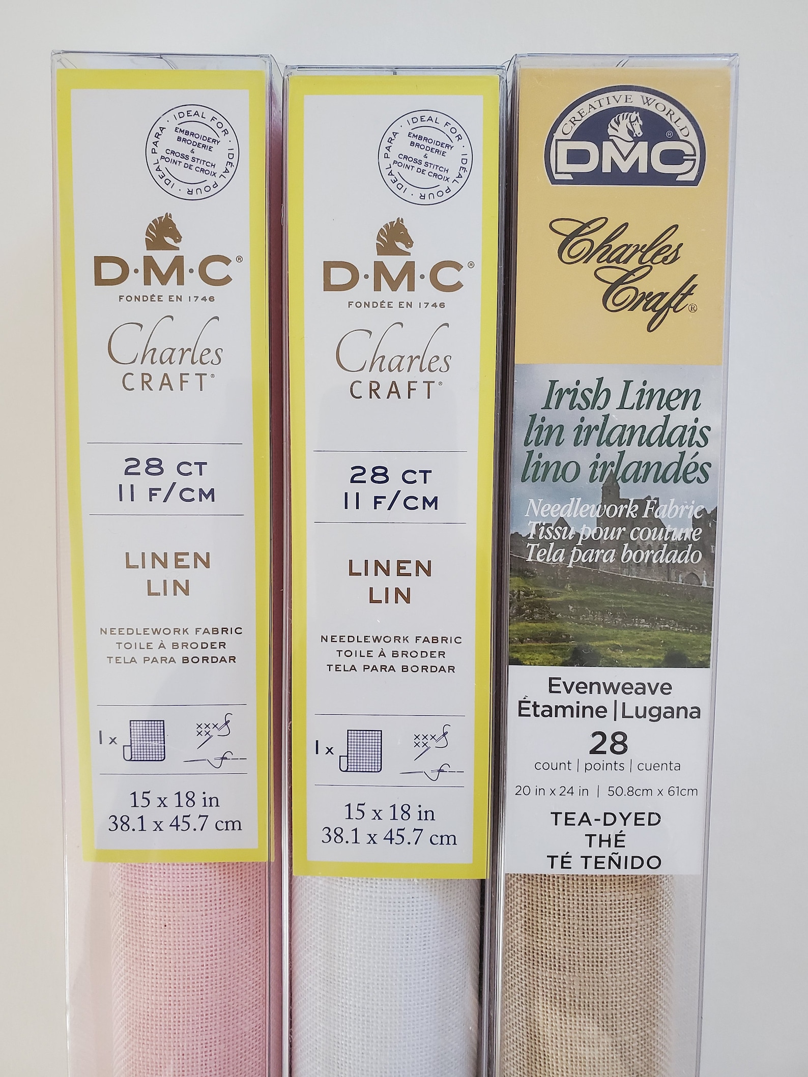 28ct Linen DMC Charles Craft 15 X 18 or 20 X - Etsy