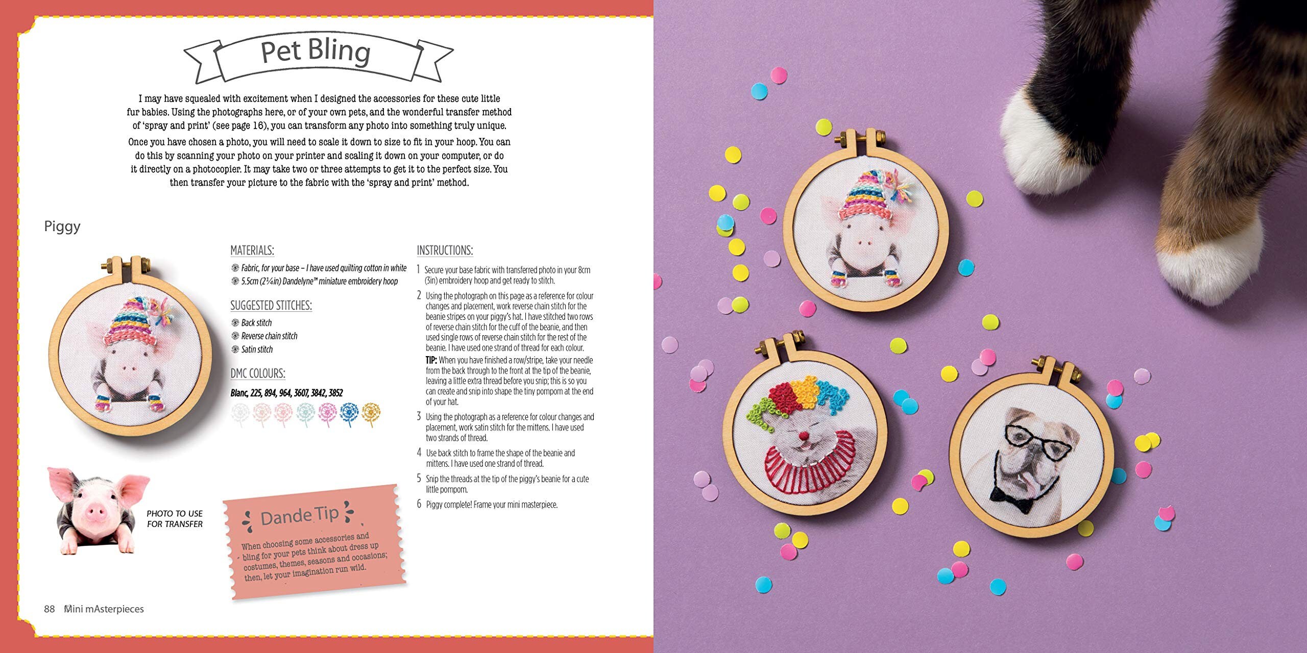 Book Mini Hoop Embroidery, Mini Embroidery Hoop, Embroidery Mini Hoop ...