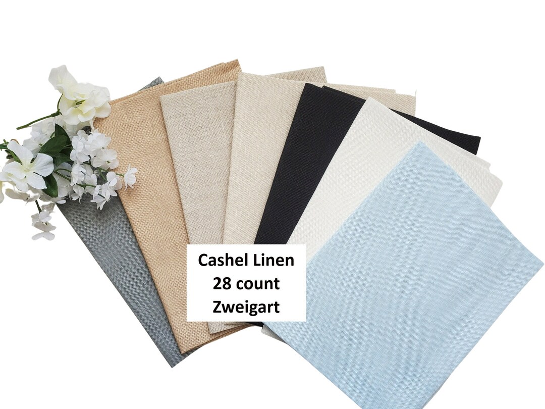 28ct Cashel Linen Zweigart - Evenweve Linen for Cross Stitch and ...