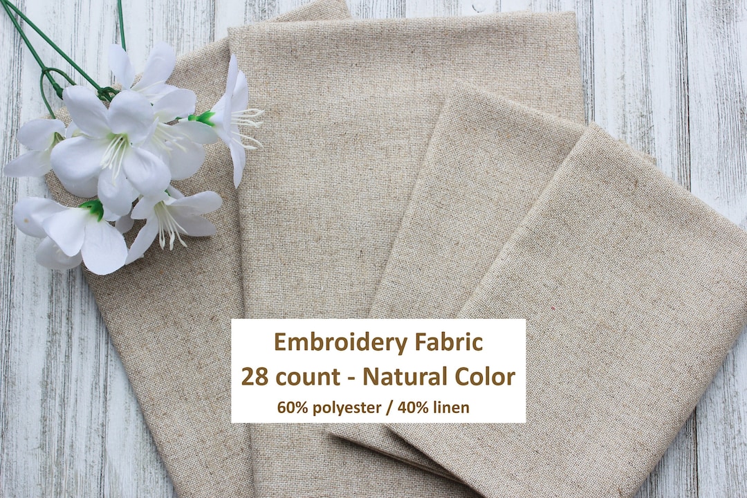 28ct Embroidery Cloth, Embroidery Fabric, Needlework Cloth, Cross Stich ...