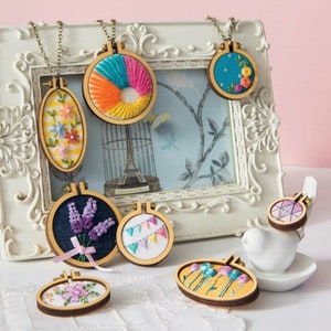 Book Mini Hoop Embroidery, Mini Embroidery Hoop, Embroidery Mini Hoop ...