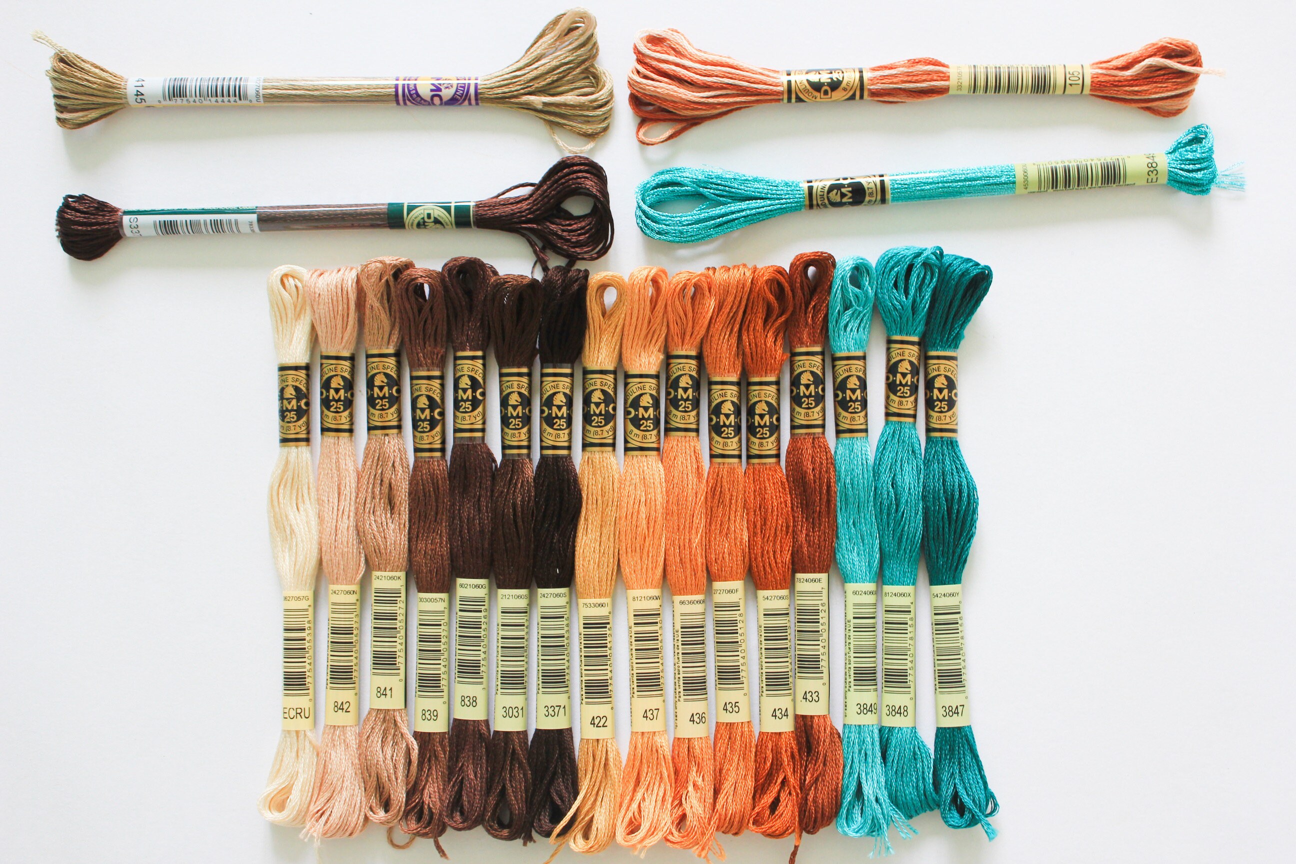 20x DMC Flosses Dmc Threads DMC Kit Dmc Set of Colors Dmc - Etsy Canada