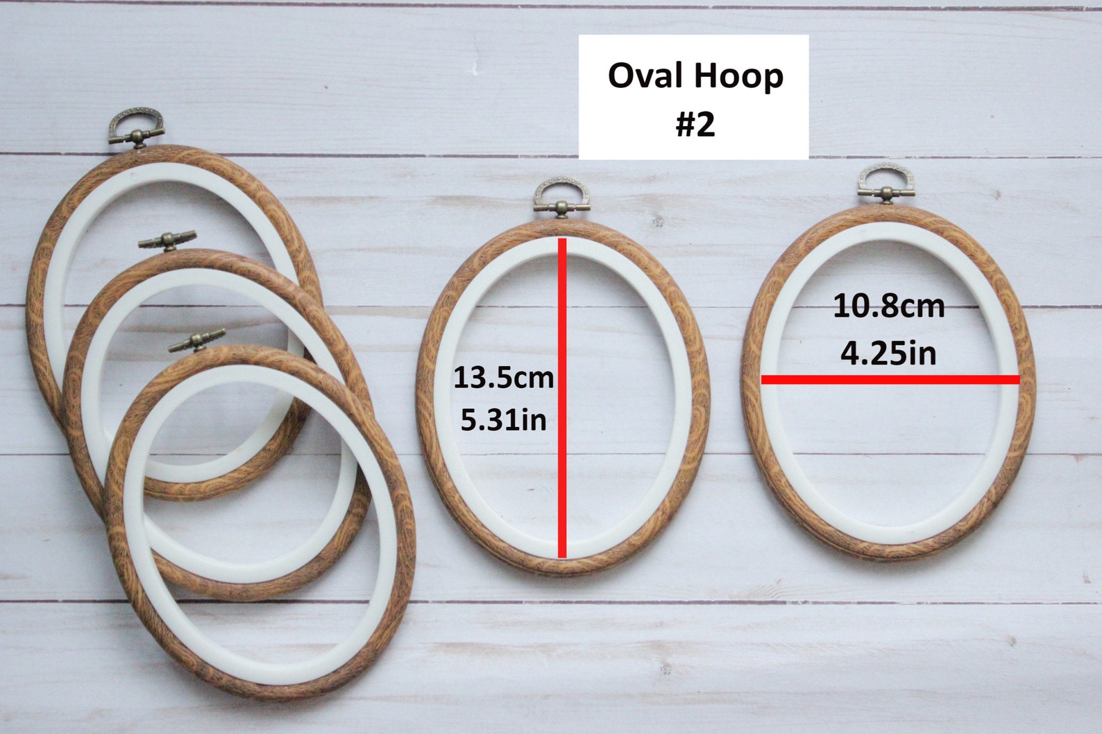 Oval Embroidery Hoop Wooden Imitation Hoop Cross Stitch - Etsy