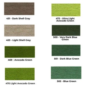 Part 1 - Size 5 DMC Pearl Cotton Thread - Art. 115 (C0LORS From 01 to ...