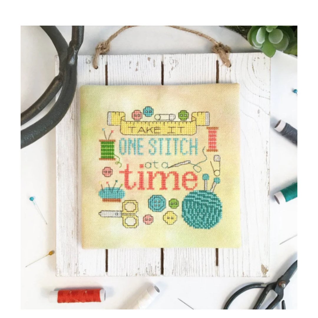 Cross Stitch Pattern "one Stitch at a Time" by Tiny Modernist, Physical ...