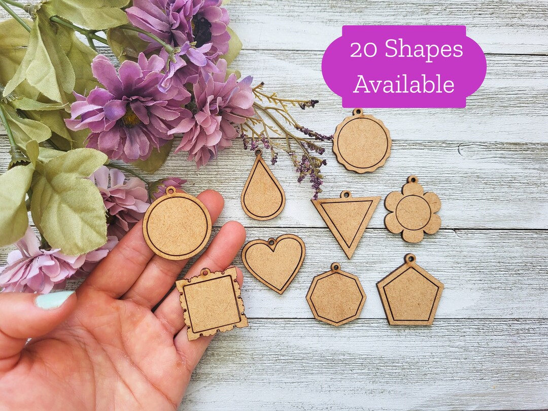 1x Mini Wooden Embroidery Hoops, Small Hoops, Small Hoops for Necklaces ...