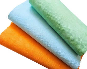 Aida Cloth, 14 Count, Hand Dyed, Cross Stitch Fabric, Embroidery Fabric ...