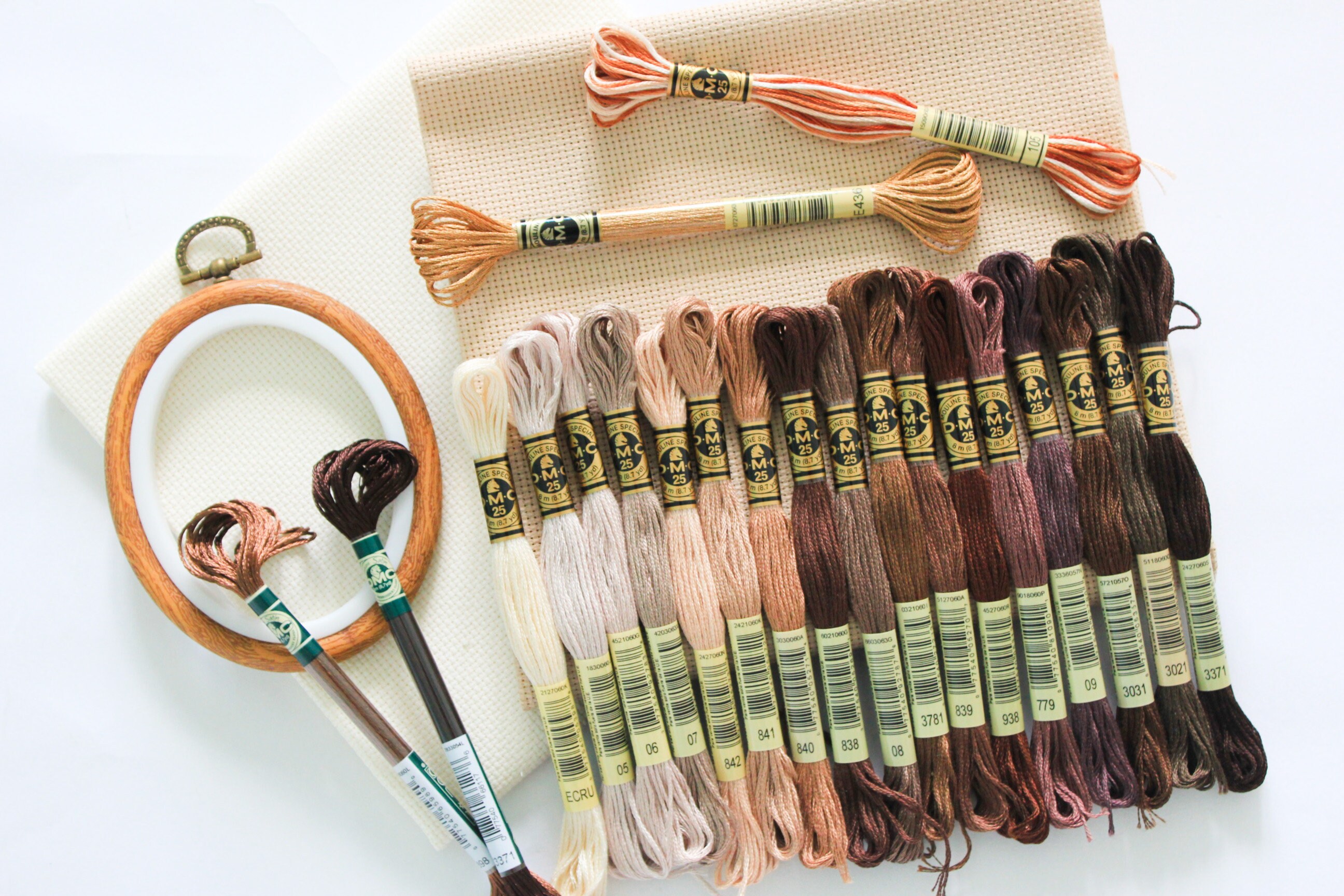 21x DMC Brown Shades Dmc Floss DMC Kit Dmc Threads Dmc | Etsy