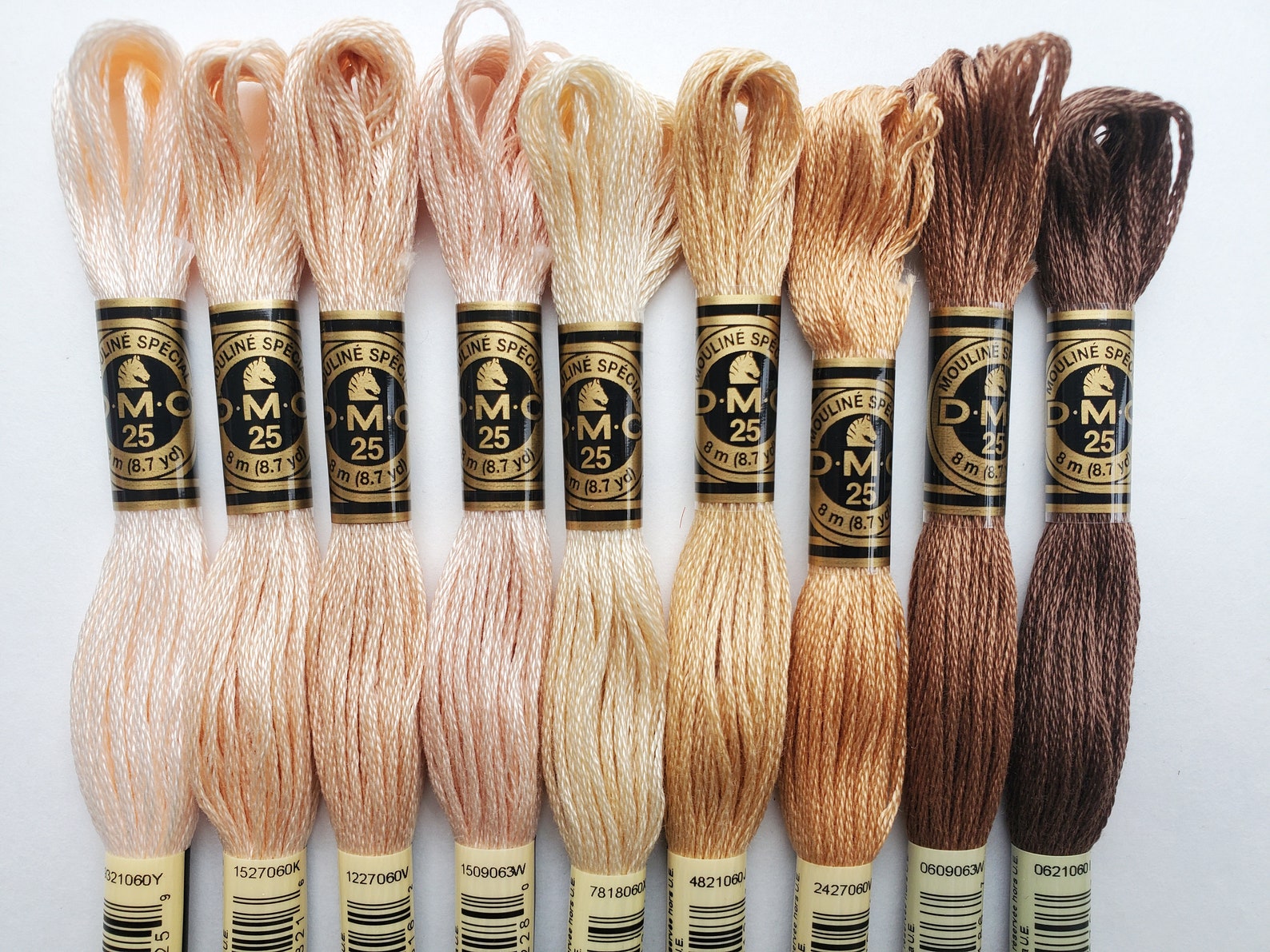9x SKIN Colors DMC Flosses Dmc Threads DMC Kitdmc Set of - Etsy UK