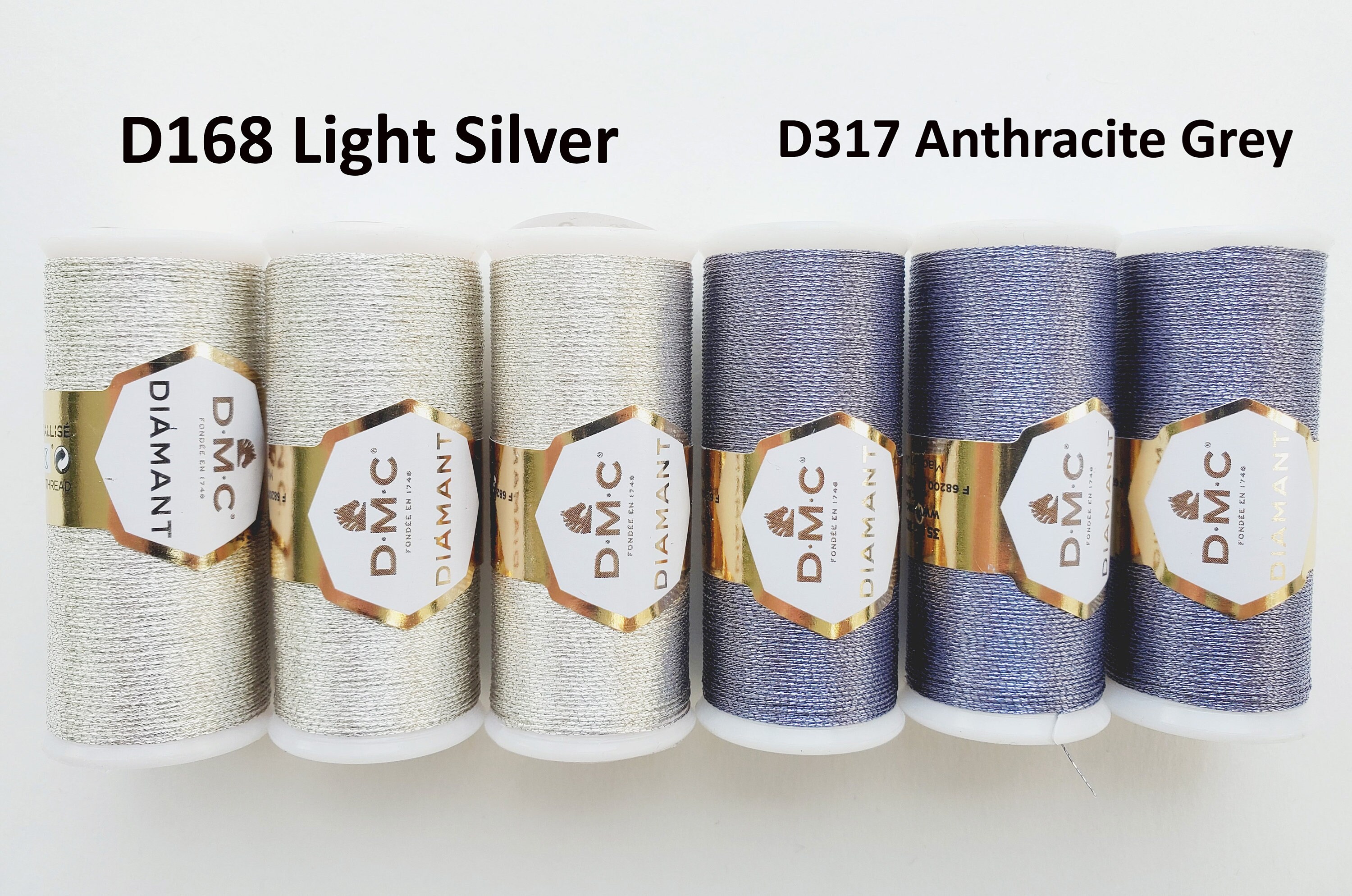 DMC Diamant Metallic Thread art. 380 Hand Embroidery - Etsy Canada