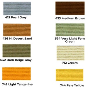 Size 5 DMC Ball Perle Cotton 1 (one) Unit Ball - Flat SHIPPING Rate ...