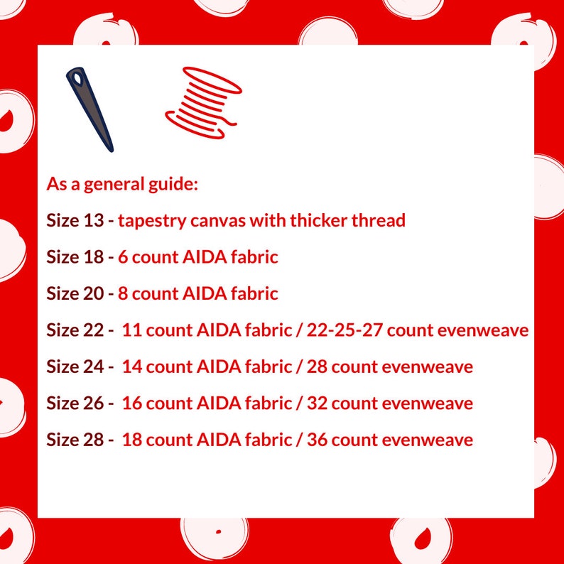 DMC Tapestry Needles for Cross Stitch - Available in Sizes 13/16/18/20 ...