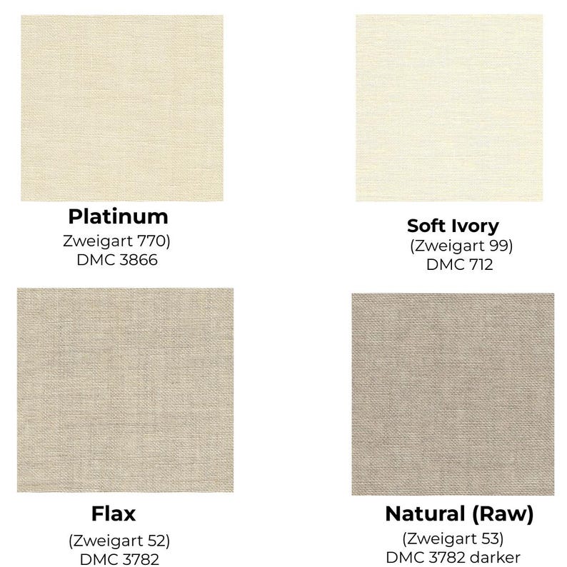 28ct Cashel Linen Zweigart - Evenweve Linen for Cross Stitch and ...