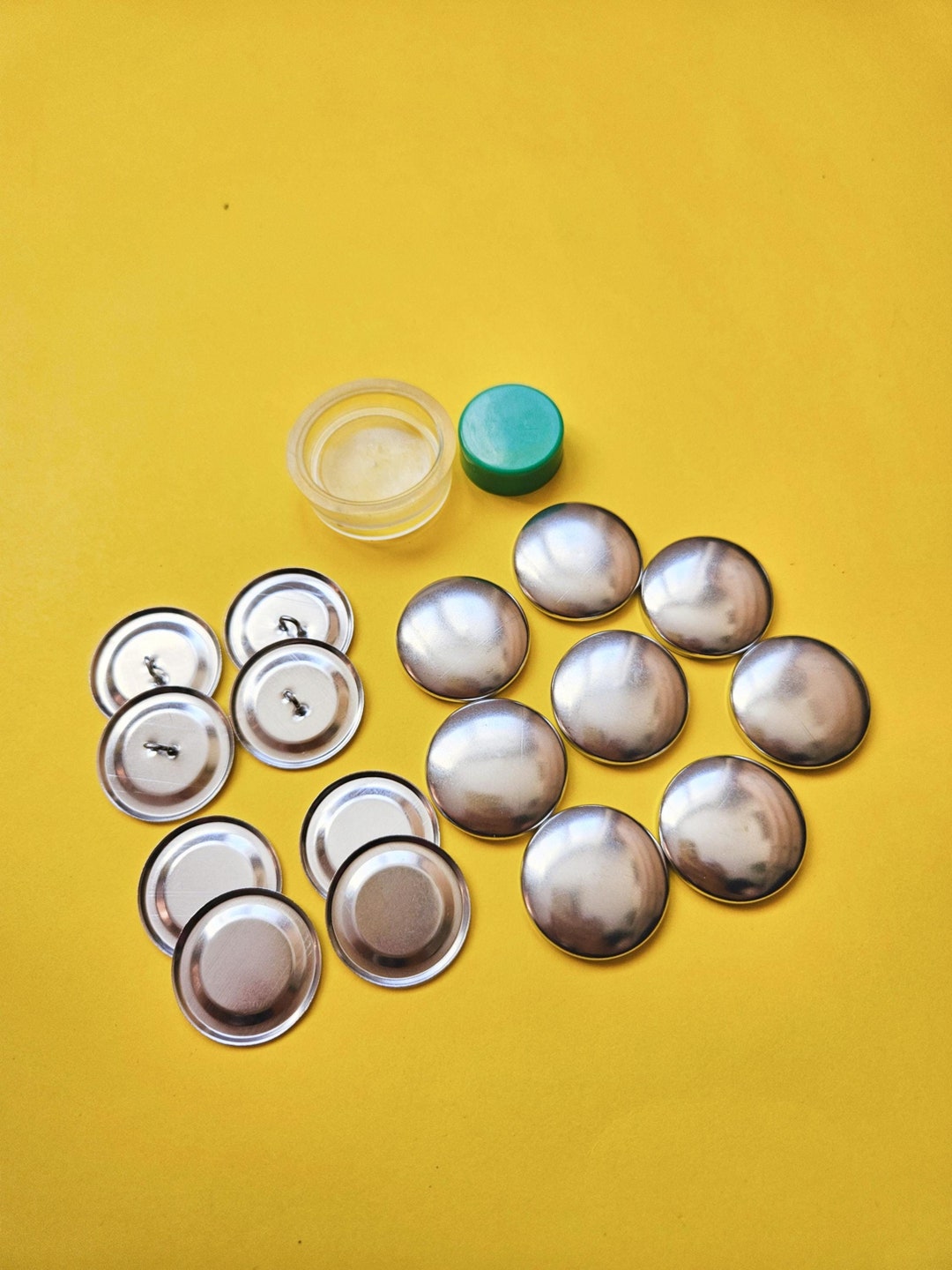 Pack 8 Sets Cover Buttons Size 45 or Cover Button Tool (for Buttons ...