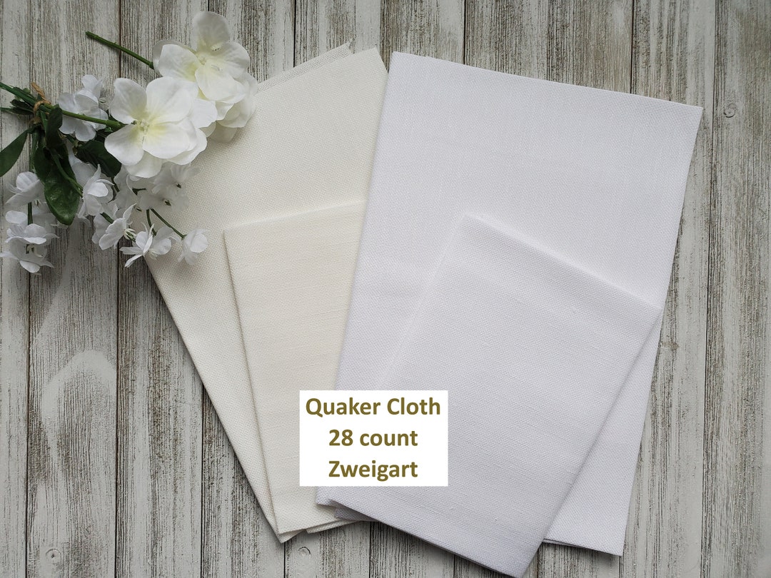 28ct Quaker (bantry) Linen Zweigart Embroidery Cloth, Embroidery Fabric ...