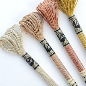 Set 4x DMC Light Effects, Metallic Floss,dmc Embroidery Threads,dmc ...