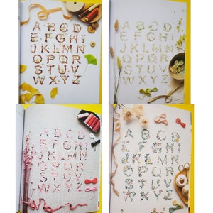 Book cross Stitch Alphabets: 14 Beautiful Designs Inspired by the ...