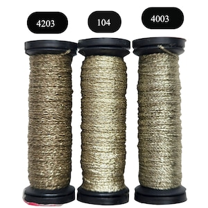 Very Fine #4 Braid by Kreinik, Kreinik Metallic Floss, Shiny Floss ...