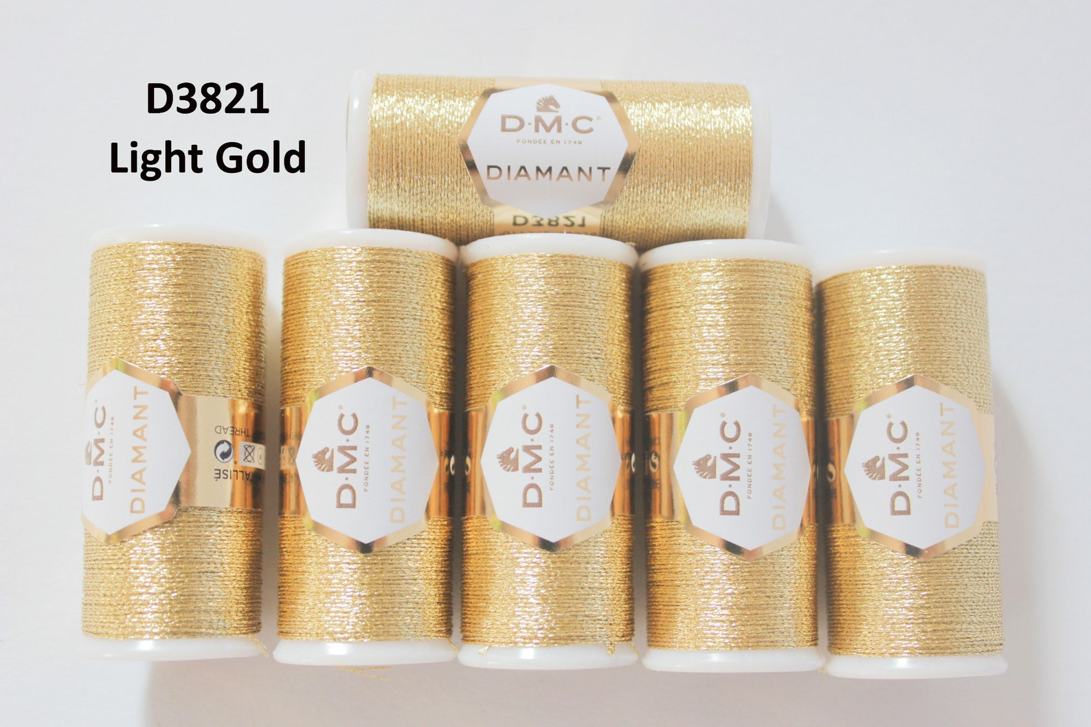 DMC Diamant Metallic Thread art. 380 Hand Embroidery - Etsy Canada