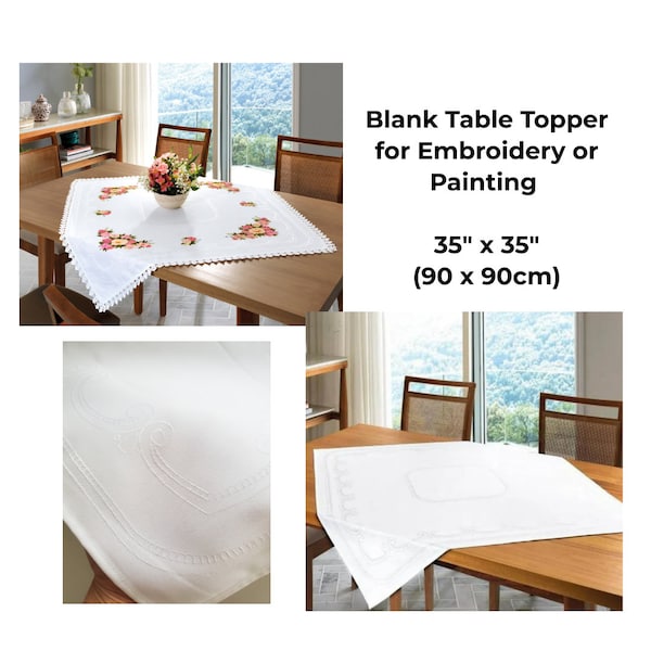 Square Table Topper - Etsy