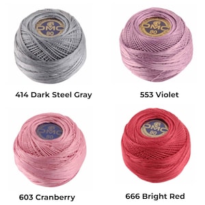 Size 80 DMC Brilliant Tatting Thread 100yds (art. 19), DMC Special ...