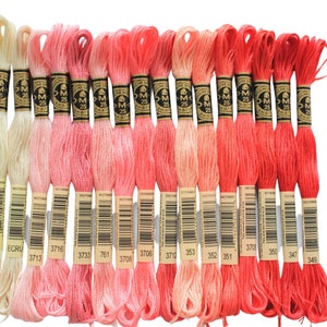 20x DMC Flosses, Dmc Threads, DMC Kit, Dmc Set of Colors, Dmc Cotton ...