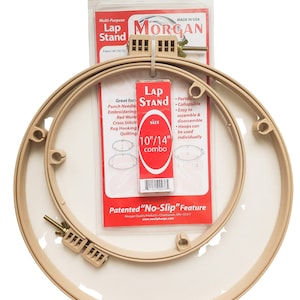 Morgan Lap Stand Combo Hoops, No Slip Embroidery Hoop, Morgan Hoop ...