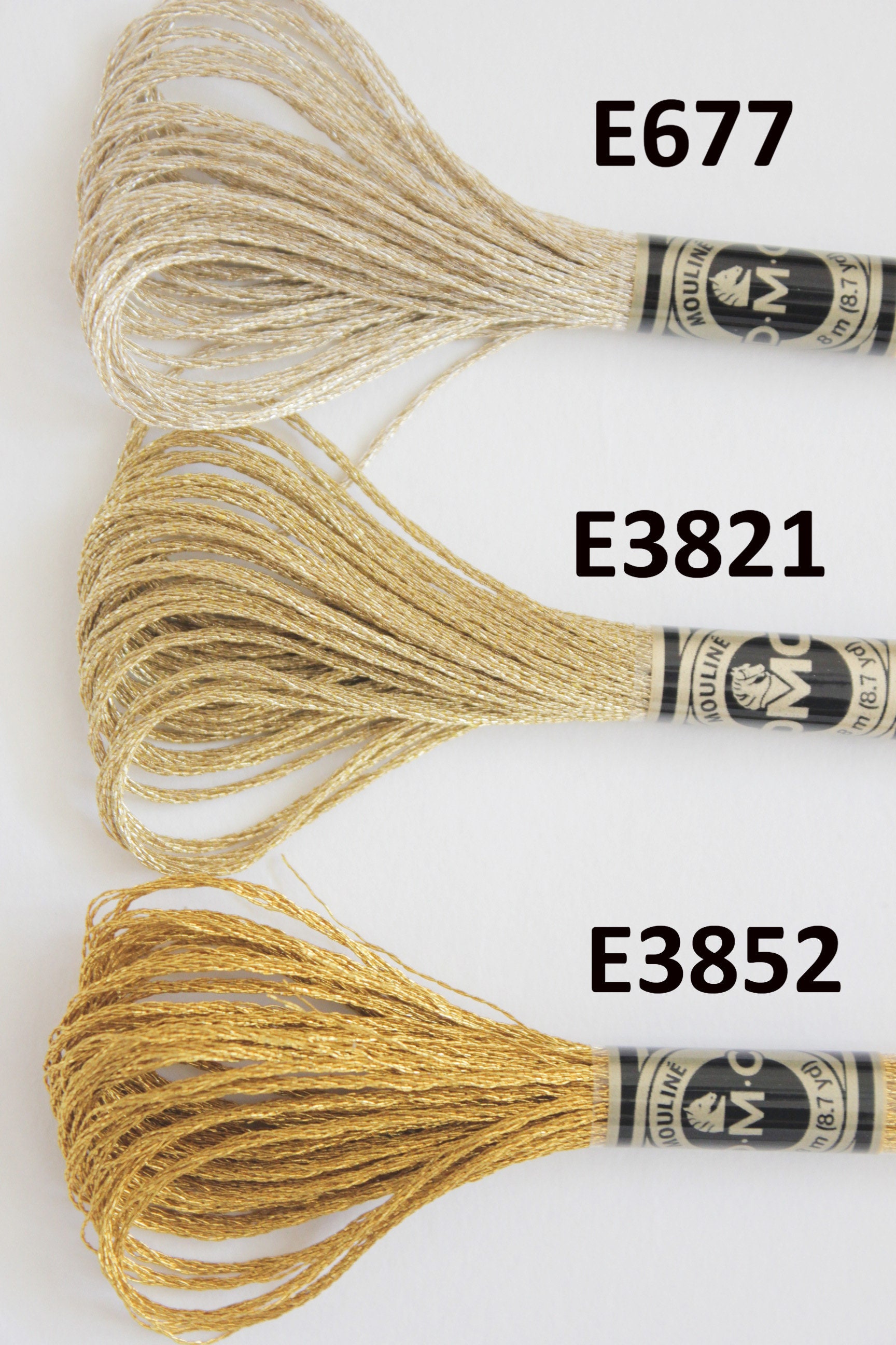 DMC Light Effects Metallic Floss Dmc Embroidery Threads Dmc | Etsy Canada