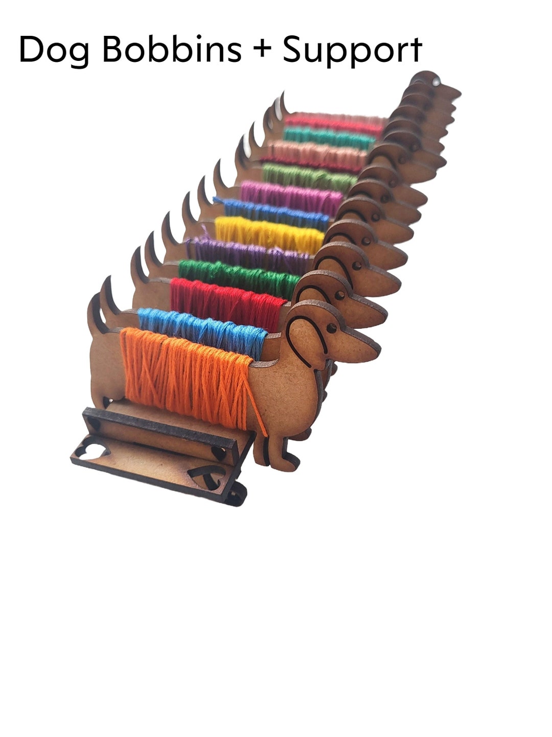 Embroidery Floss Bobbins + Support for Embroidery Floss, Floss ...